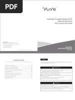 ATS Manual Installation Guide | PDF | Switch | Electricity