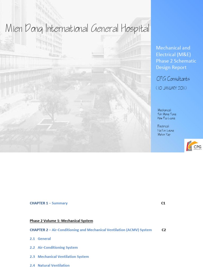 Mien Dong - Phase 2 Schematic Design Report - 230111 | PDF | Ventilation (Architecture) | Air ...
