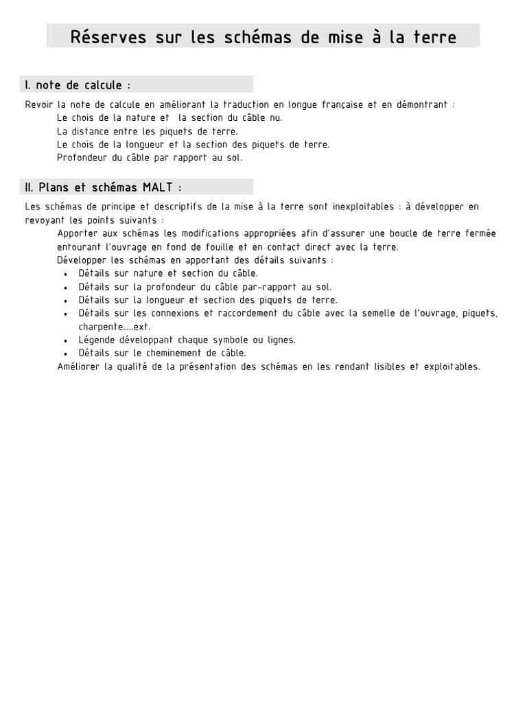 Optimisation des schémas de mise à la terre | PDF