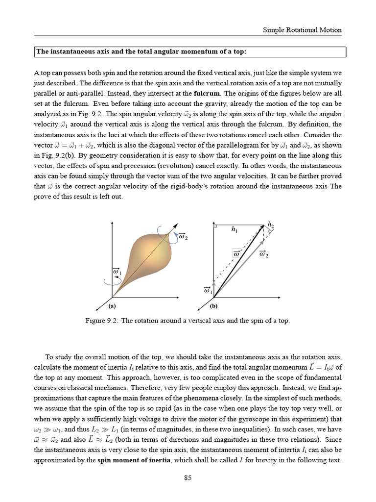 Exptextbook en V1-91-100 | PDF | Rotation | Angular Momentum