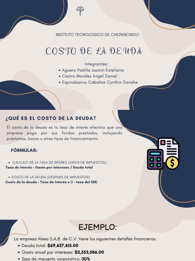 Costo de La Deuda | PDF
