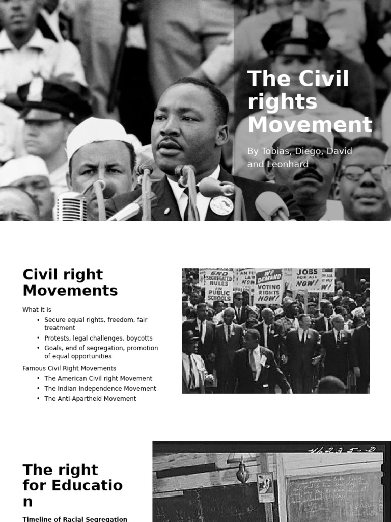 The Civil Rights Movement - Presentation | PDF | Martin Luther King Jr ...