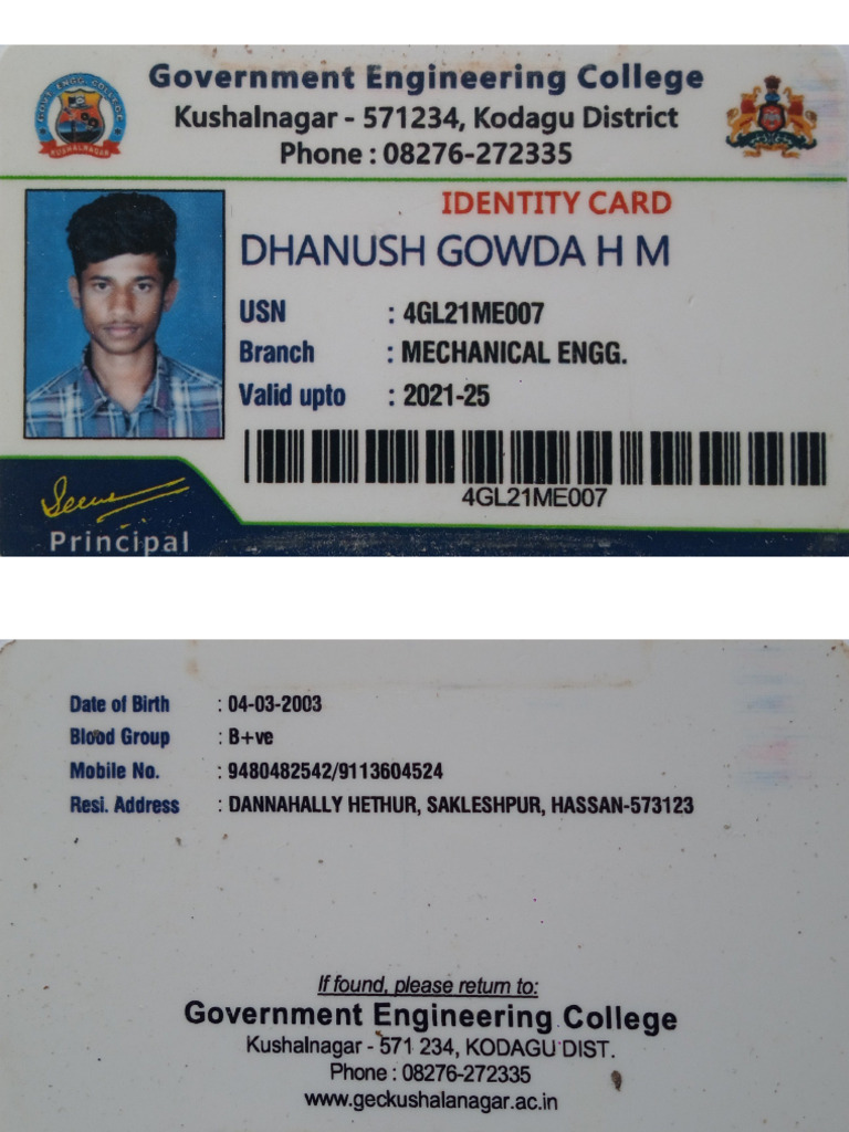 College ID Card | PDF