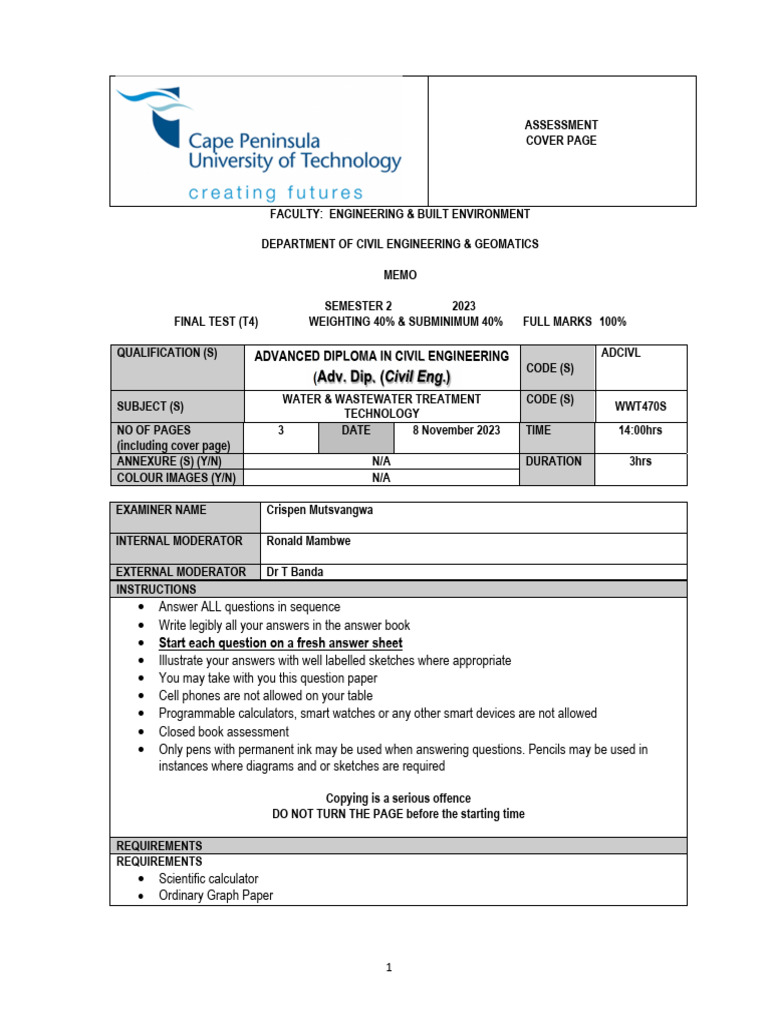 Memo Fisa Test Wwwt470s 2023 Sep 14 Final | PDF | Environmental Science ...