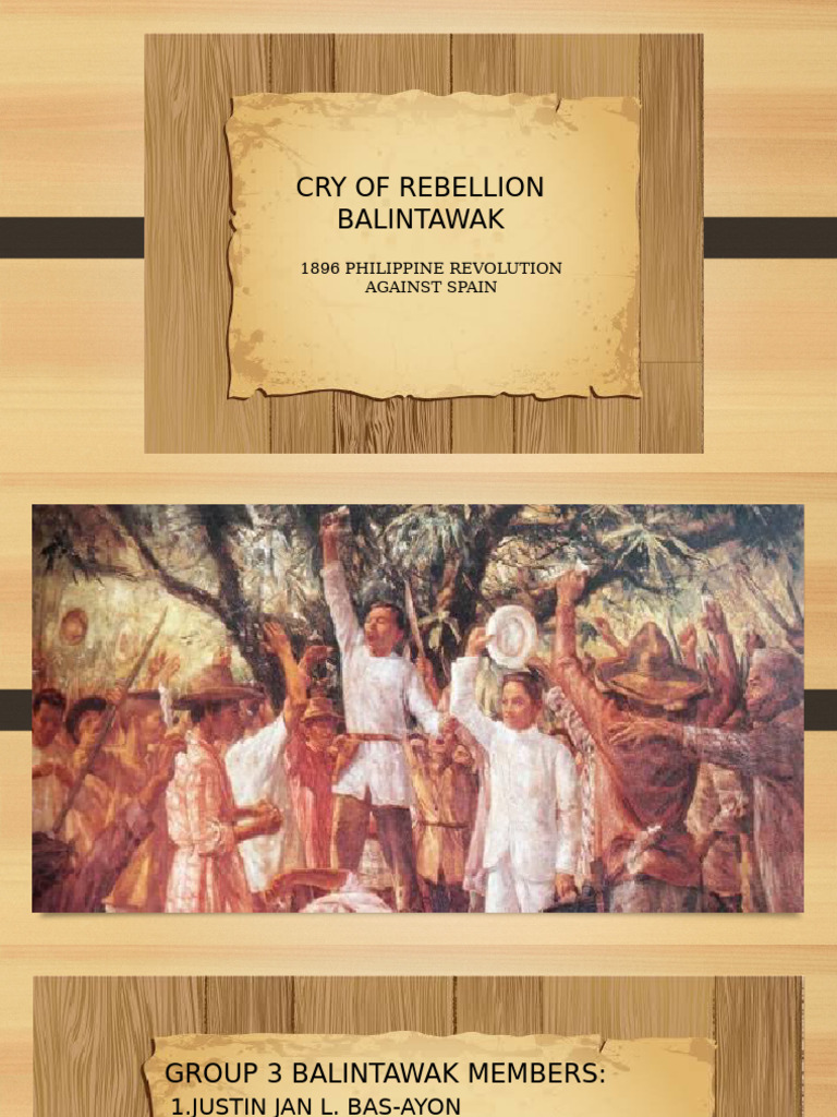Balintawak: Cry of Rebellion 1896 | PDF | Wars Of Independence ...