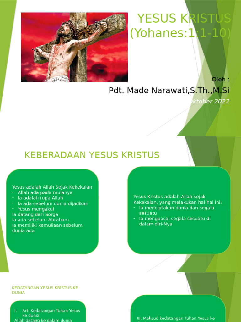 IV - Yesus Kristus | PDF