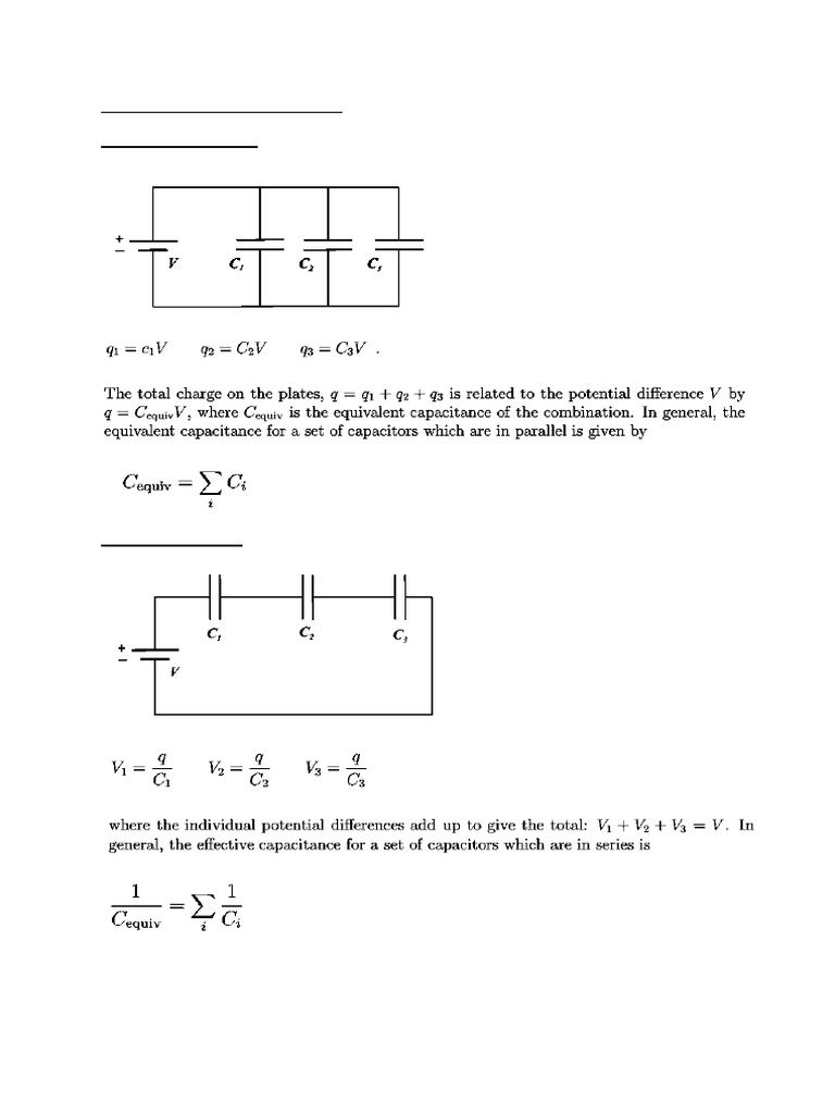 Capacitor Arrangement | PDF