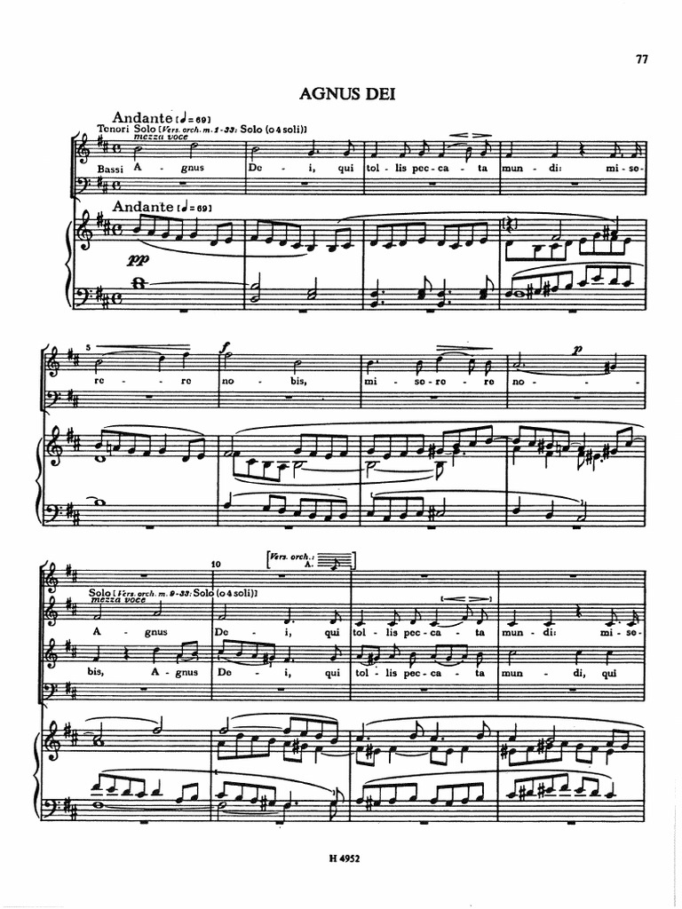 Agnus Dei | PDF