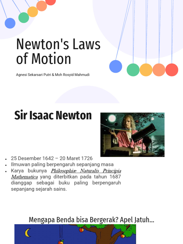 Newton's Laws of Motion Id | PDF