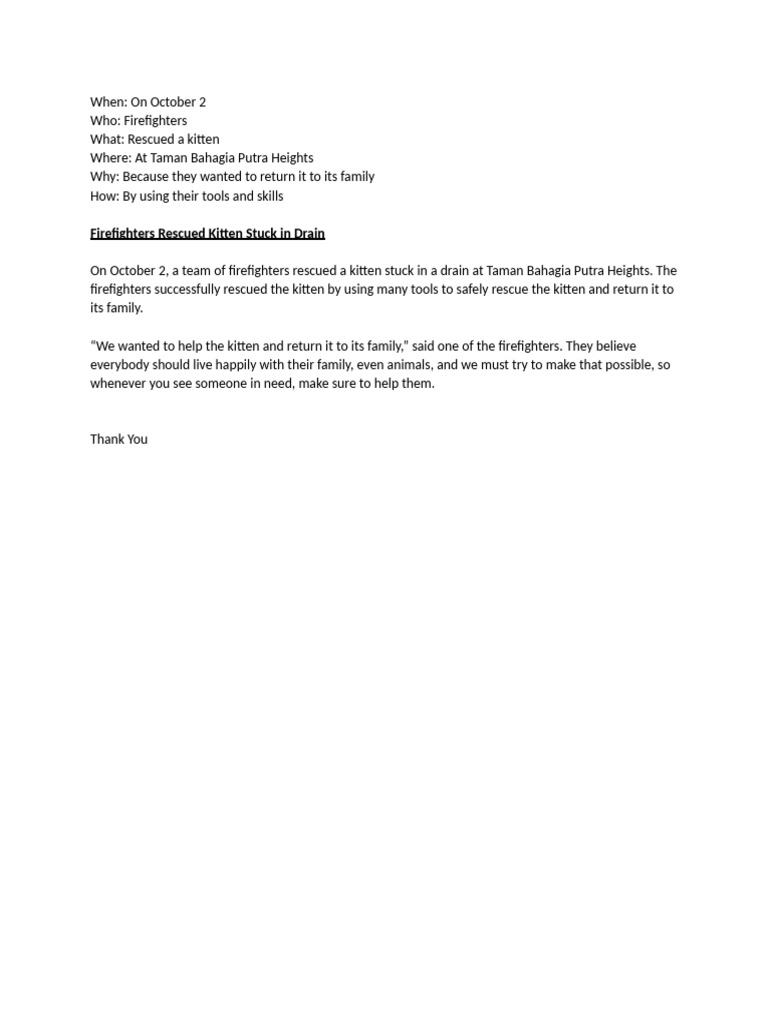 The Firefighters | PDF