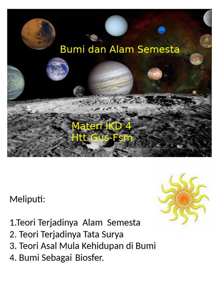 Bumi Dan Alam Semesta | PDF