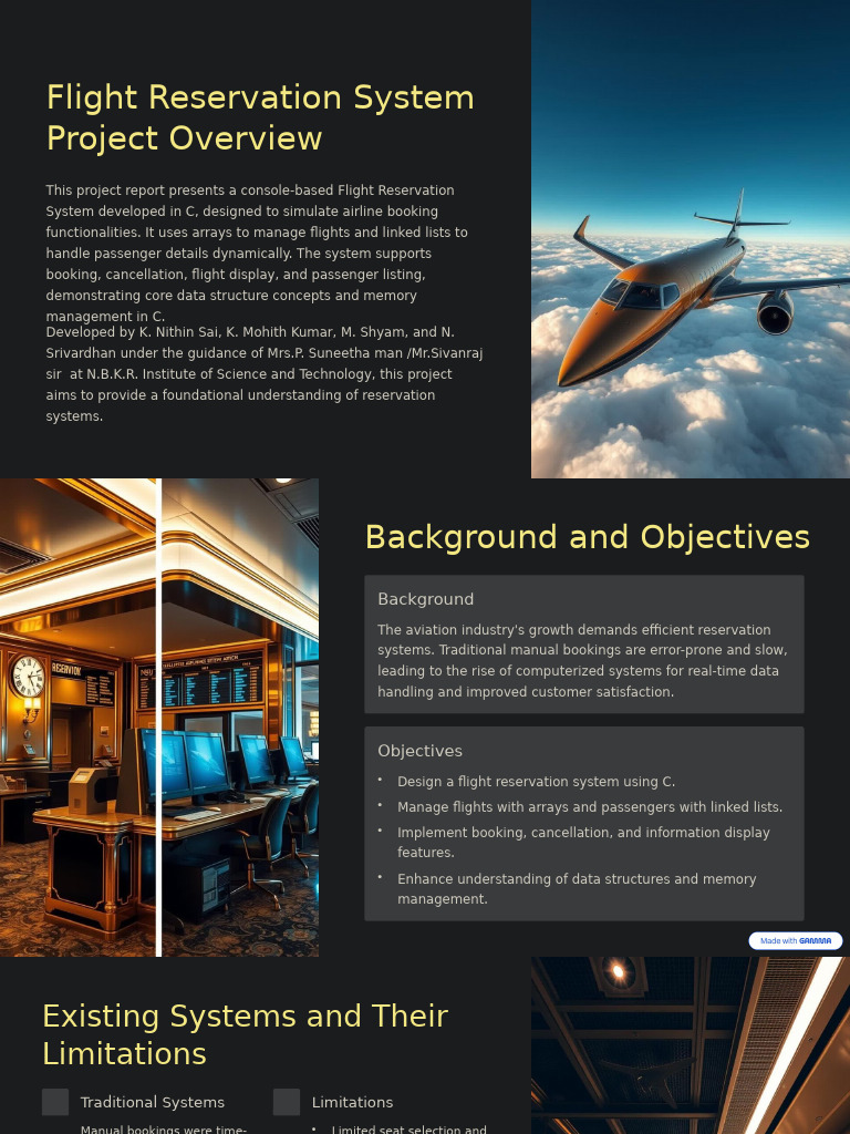 Flight Reservation System Project Overview | PDF | Command Line ...