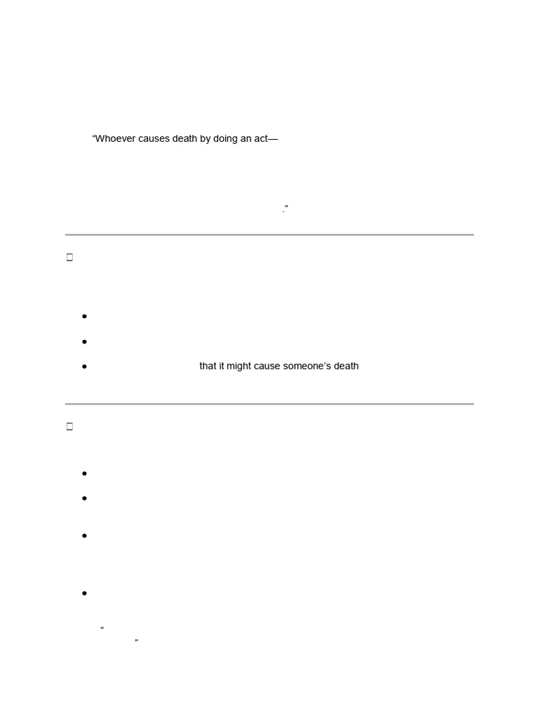 Meaning - Definition of Culpable Homicide (Section 100, BNS, 2023 ...
