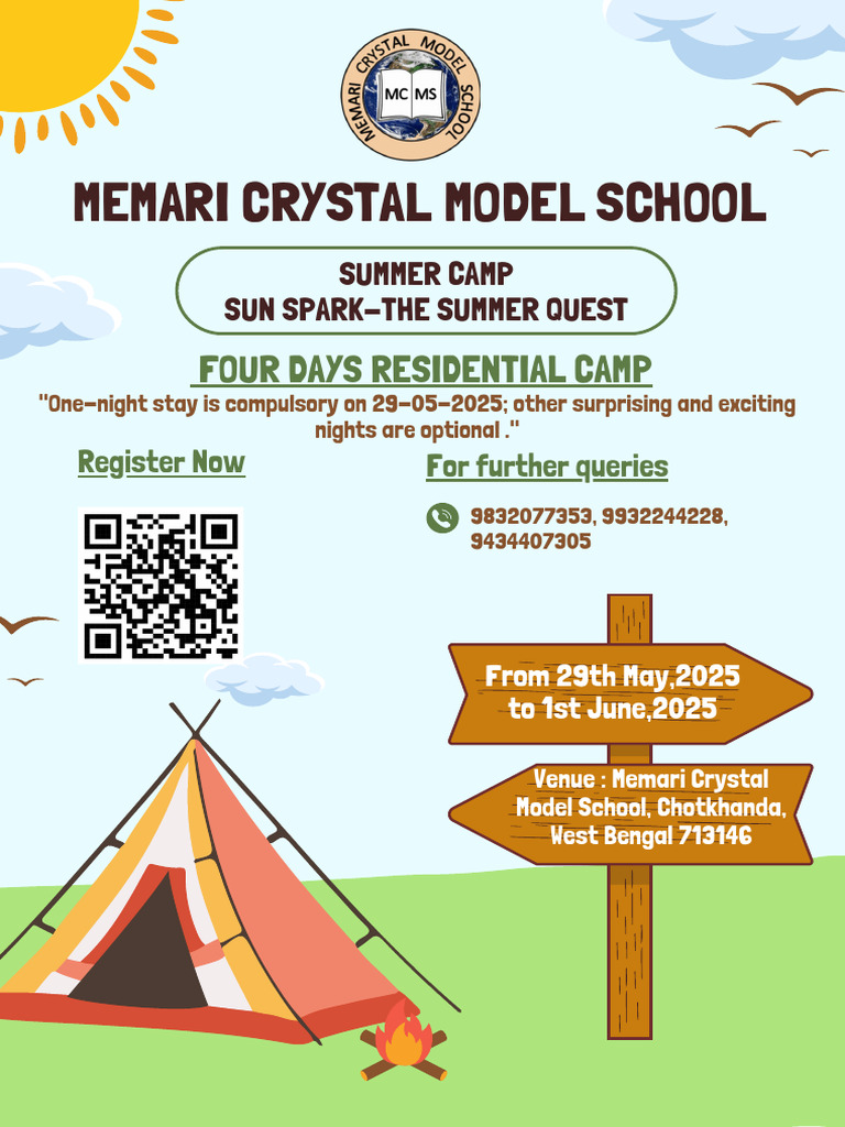 SUMMER CAMP BROCHURE (Sun Spark-The Summer Quest) - Details-DayWise ...