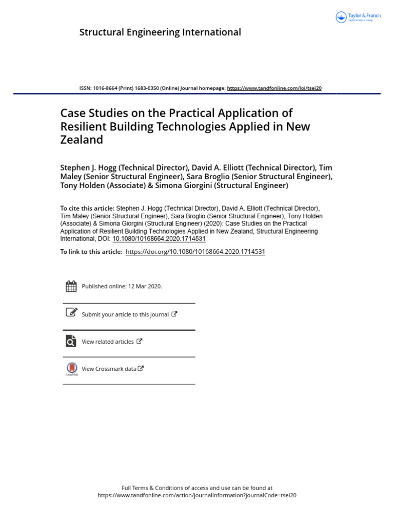 Case Studies On The Practical Application | PDF | Earthquake ...