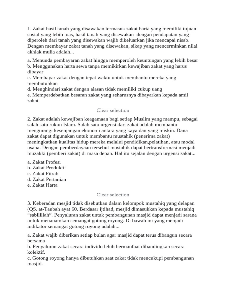 Tsoal Try Out PPG 1 | PDF