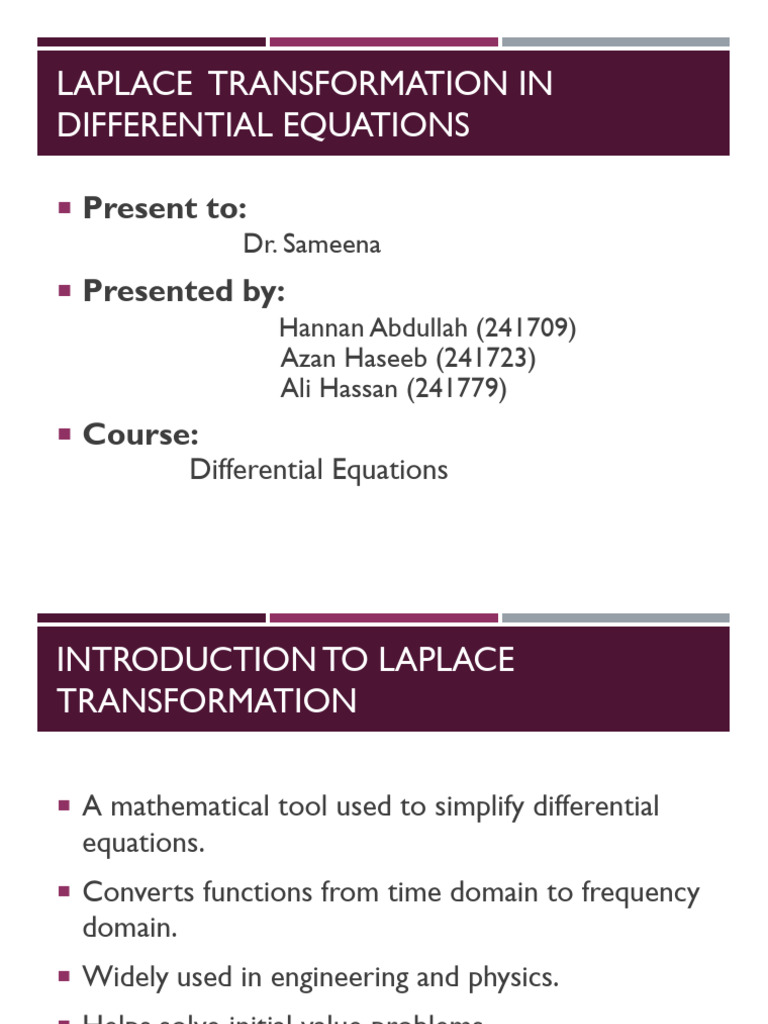 Differential Project Ppts | PDF