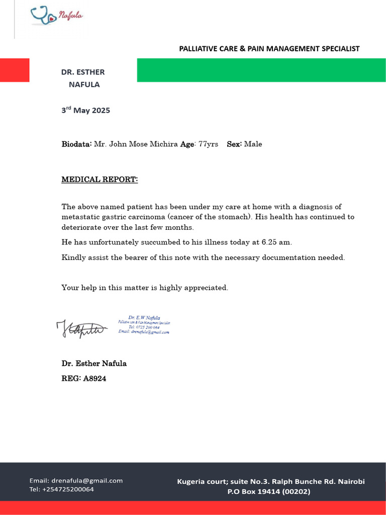 John Mose Michira | PDF