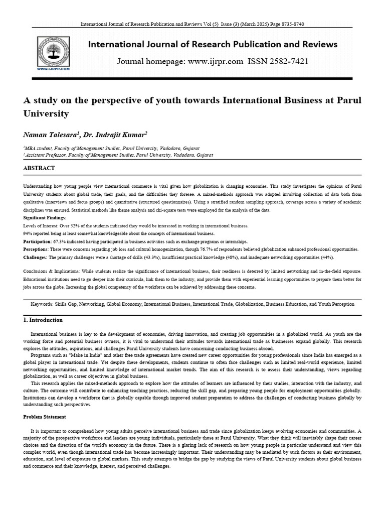 Naman Talesara Published Reservations Paper | PDF | Statistics ...