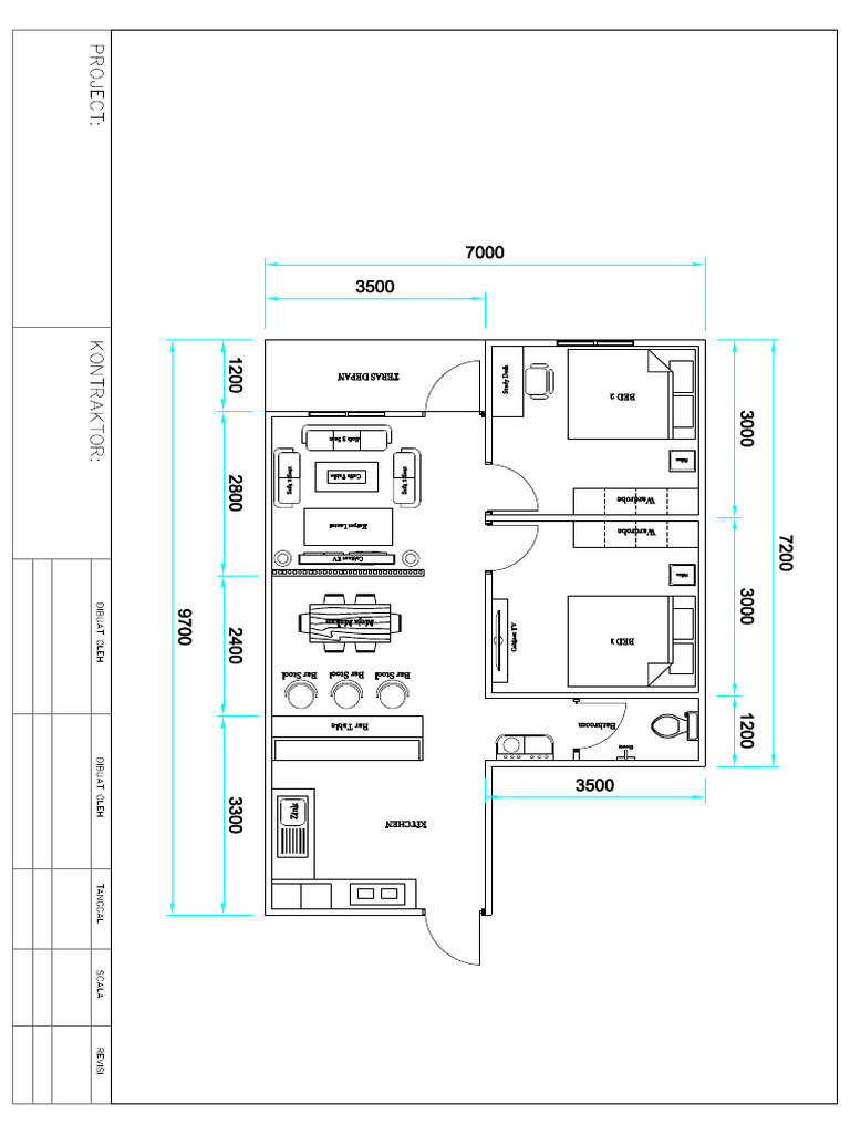 Layout Rumah Ria | PDF