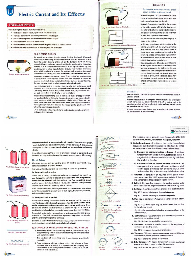 10 Electric Current and Its Effects | PDF