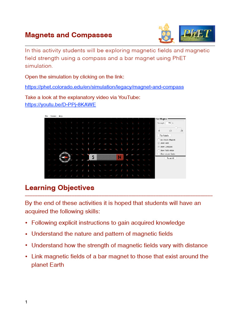Phet Contribution 4495 8006 | PDF | Compass | Magnet