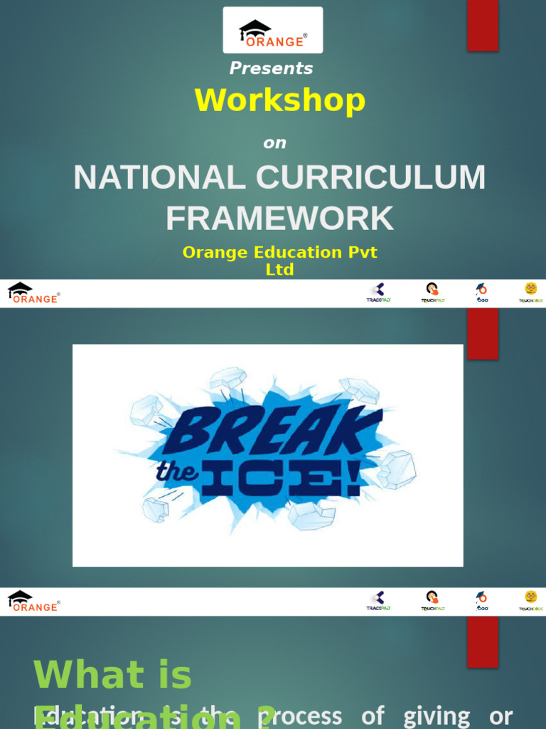 Workshop: National Curriculum Framework | PDF | Curriculum | Teachers