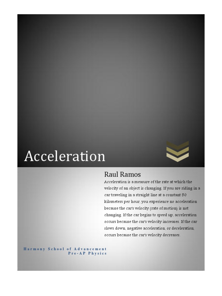 Acceleration Lab Report Download Free Pdf Acceleration Velocity