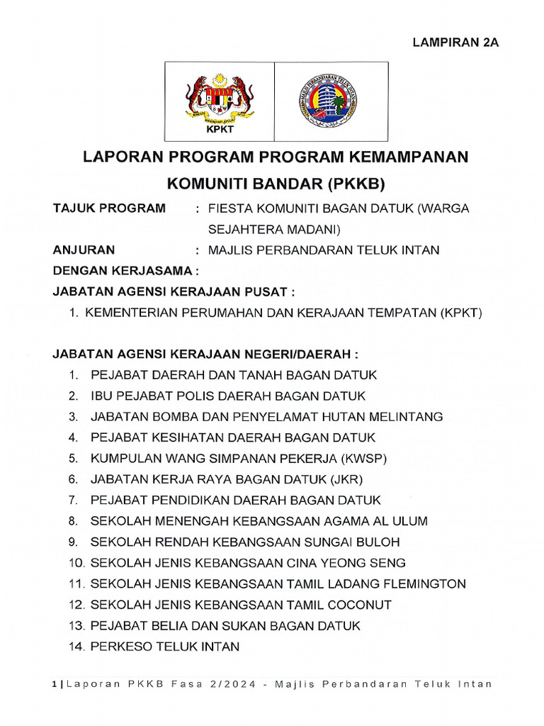 3) Laporan Lengkap Pelaksanaan Program | PDF