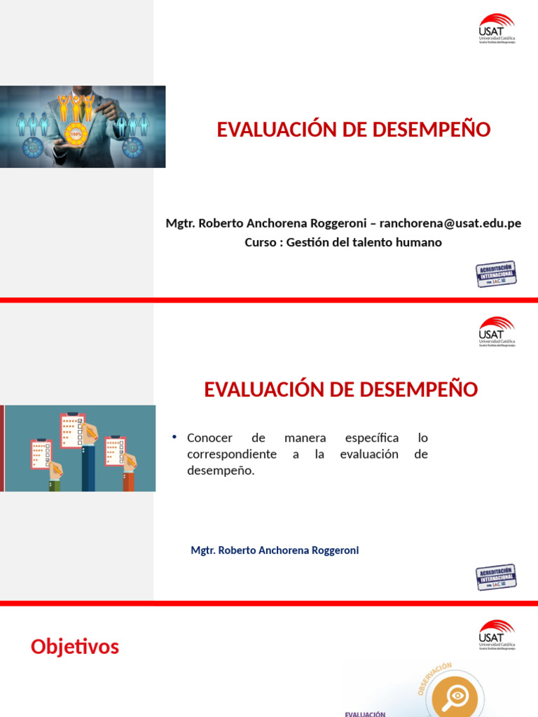 Tema 05 - Evaluación de Desempeño | PDF | Evaluación | Comportamiento