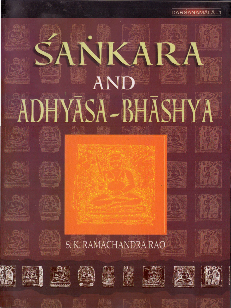 Ramachandra Rao - Sankara and Adhyasa-Bhasya | PDF | Indian Religions ...