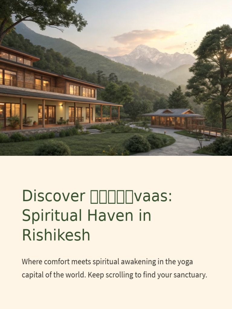 Discover Vaas Spiritual Haven in Rishikesh | PDF