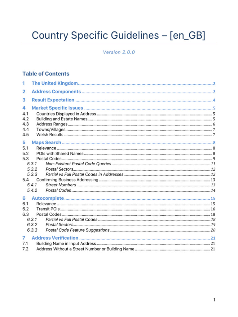 En-GB Country Specific Guidelines | PDF | Written Communication ...
