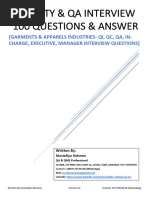 Garment Inspection Should Be Done in Clockwise Direction As Shown Below ...