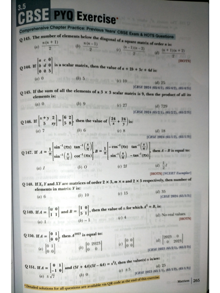 12th CH-3 (PYQ) | PDF
