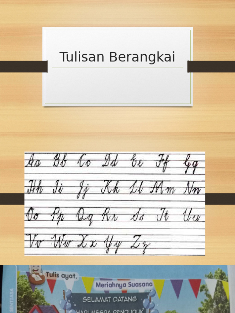 Tulisan Berangkai | PDF