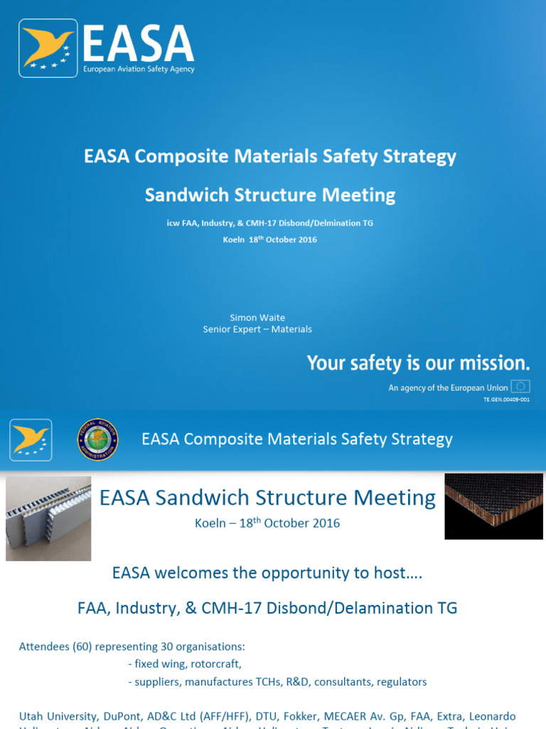 EASA Composite Materials Strategy 2016 | PDF | Composite Material ...