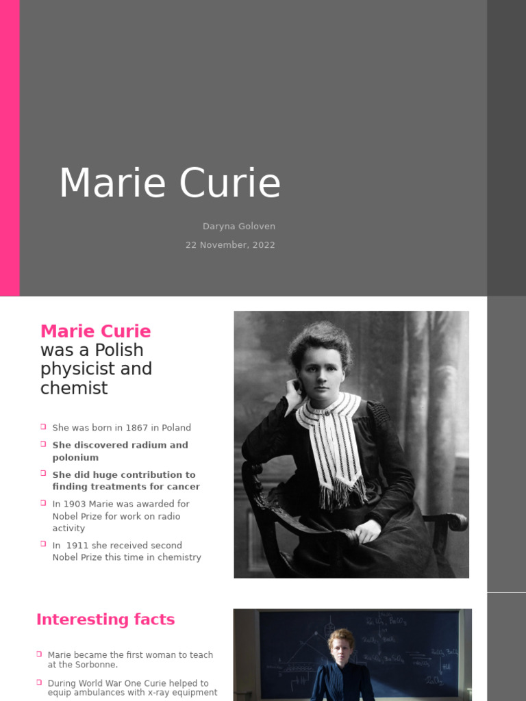 Marie Curie | PDF