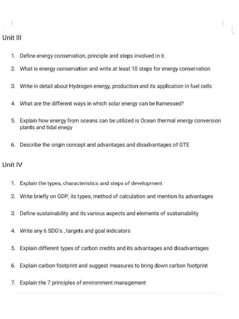 3rd, 4th Unit - Important Qns | PDF