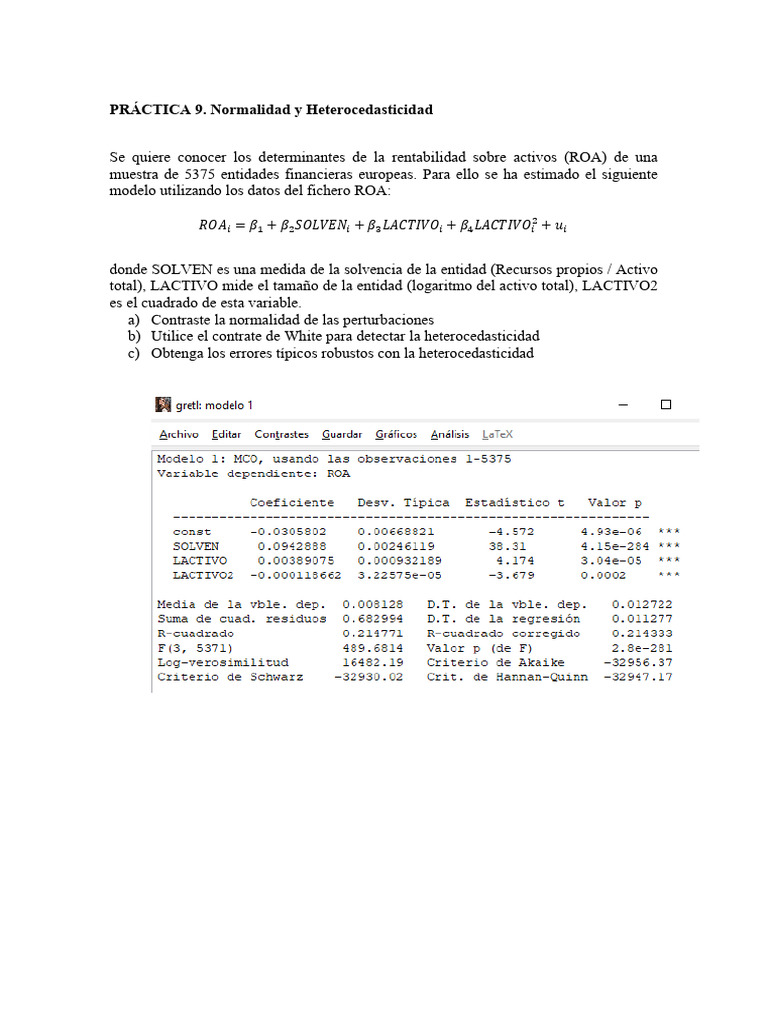 Practica9 Solución | PDF | Estadísticas | Dispersión estadística