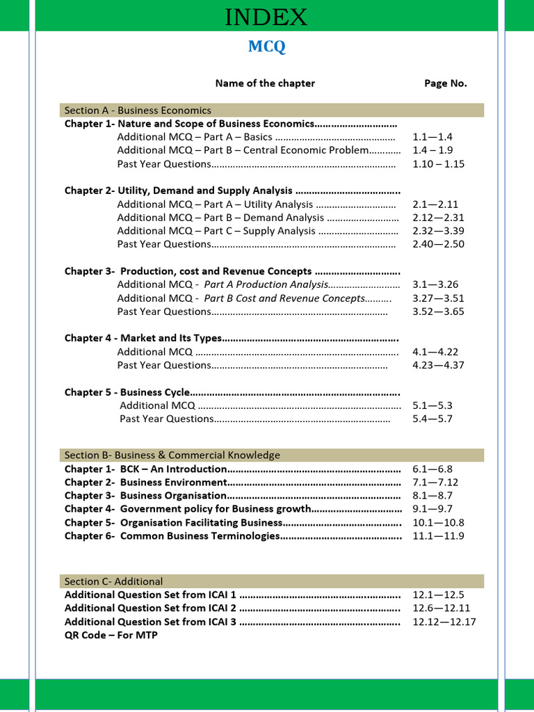 Economics All Chapter QB | PDF | Economics | Microeconomics