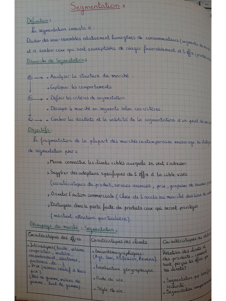 La Segmentation | PDF