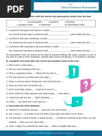 Punctuation Exercises | PDF | Punctuation | Bracket
