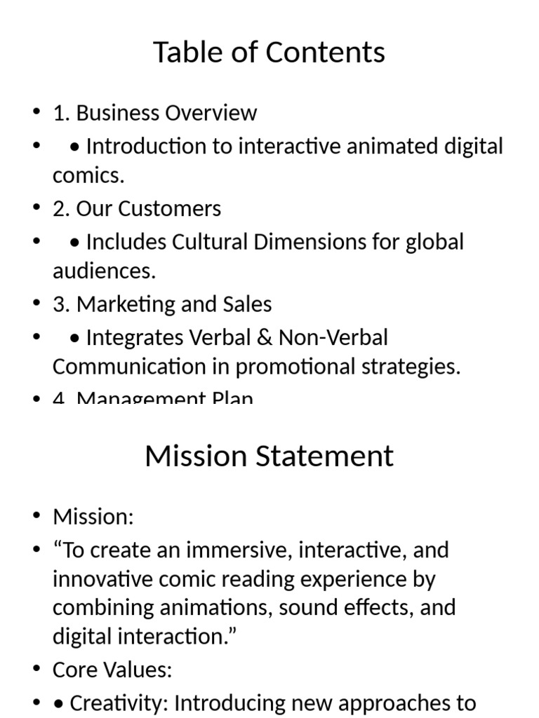 Interactive Animated Comics Presentation | PDF | Comics | Nonverbal ...