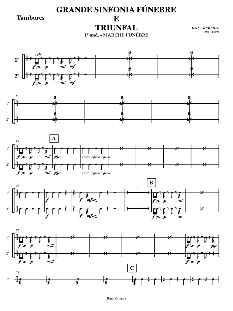 GSFT Berlioz HO 32 Tambores | PDF