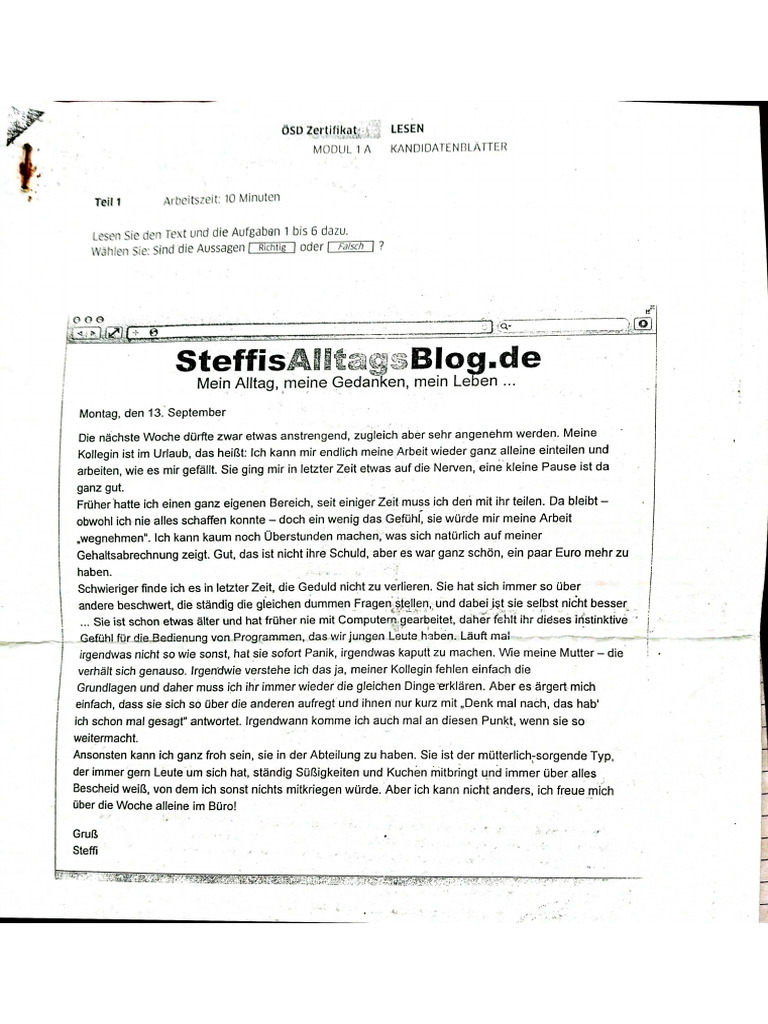 B1 Modul 1a-5 | PDF