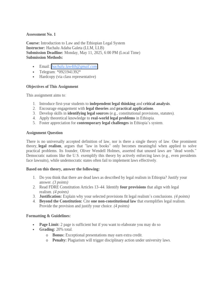 Chapter 1 Asignment | PDF