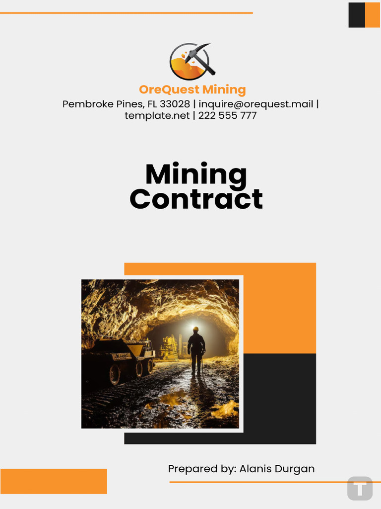 Mining Contract Template | PDF