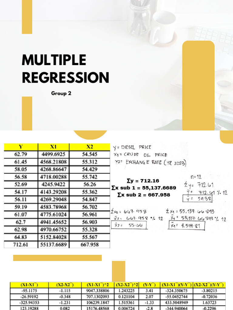 2 Multiple Regression | PDF
