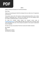 The North Face Consumer Repair Return Form | PDF